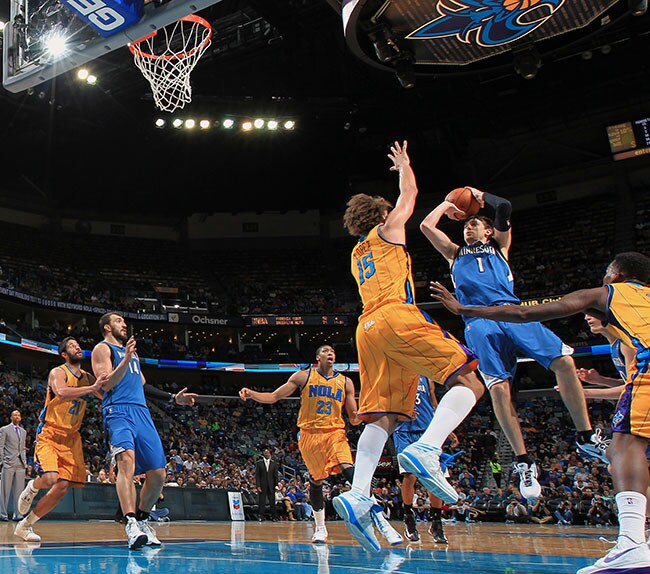 Wolves at Hornets Gallery | Jan. 11, 2013 Photo Gallery | NBA.com