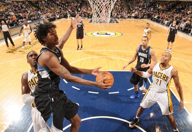Wolves at Pacers Gallery | March 13, 2013 Photo Gallery | NBA.com