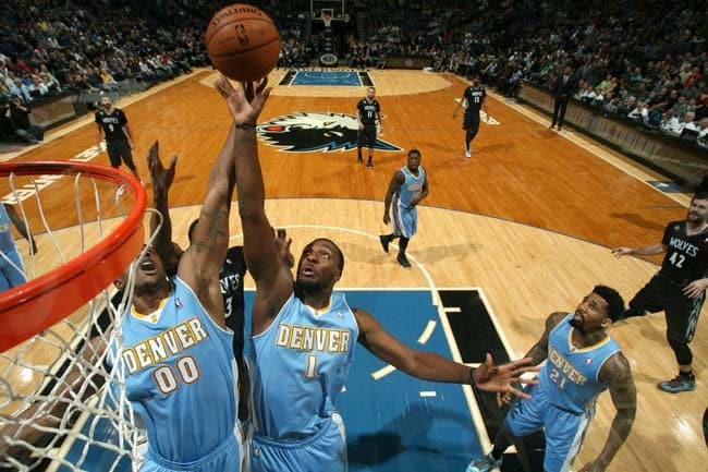 Wolves vs. Nuggets | Nov 27, 2013 Photo Gallery | NBA.com