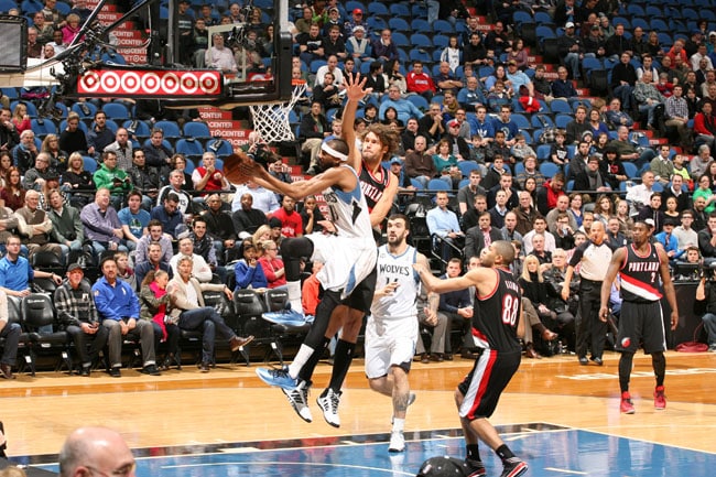 Wolves vs. Trailblazers | Dec 18, 2013 Photo Gallery | NBA.com