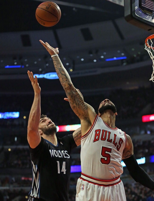 Wolves vs. Bulls | Jan 27, 2014 Photo Gallery | NBA.com