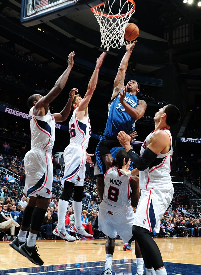 Wolves vs. Hawks | Feb 1, 2014 Photo Gallery | NBA.com