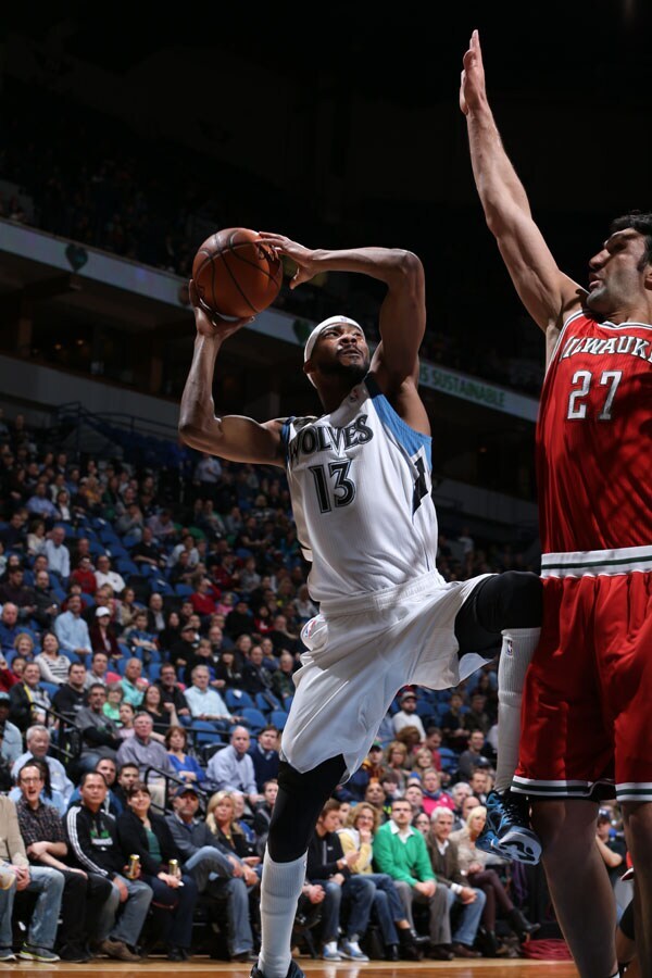 Wolves vs Bucks | March 11, 2014 Photo Gallery | NBA.com