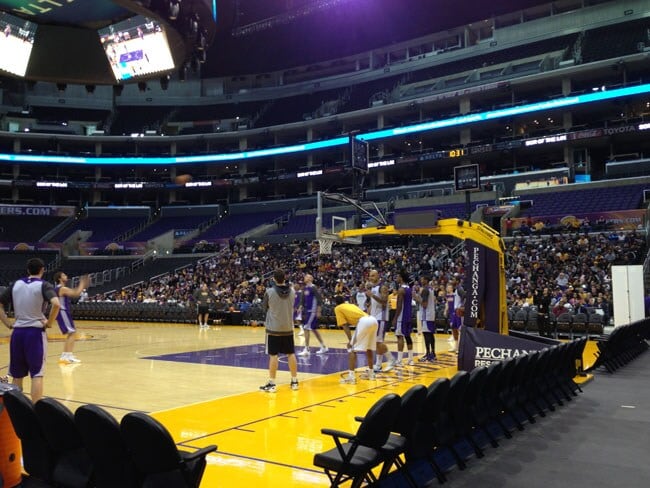 staples center inside