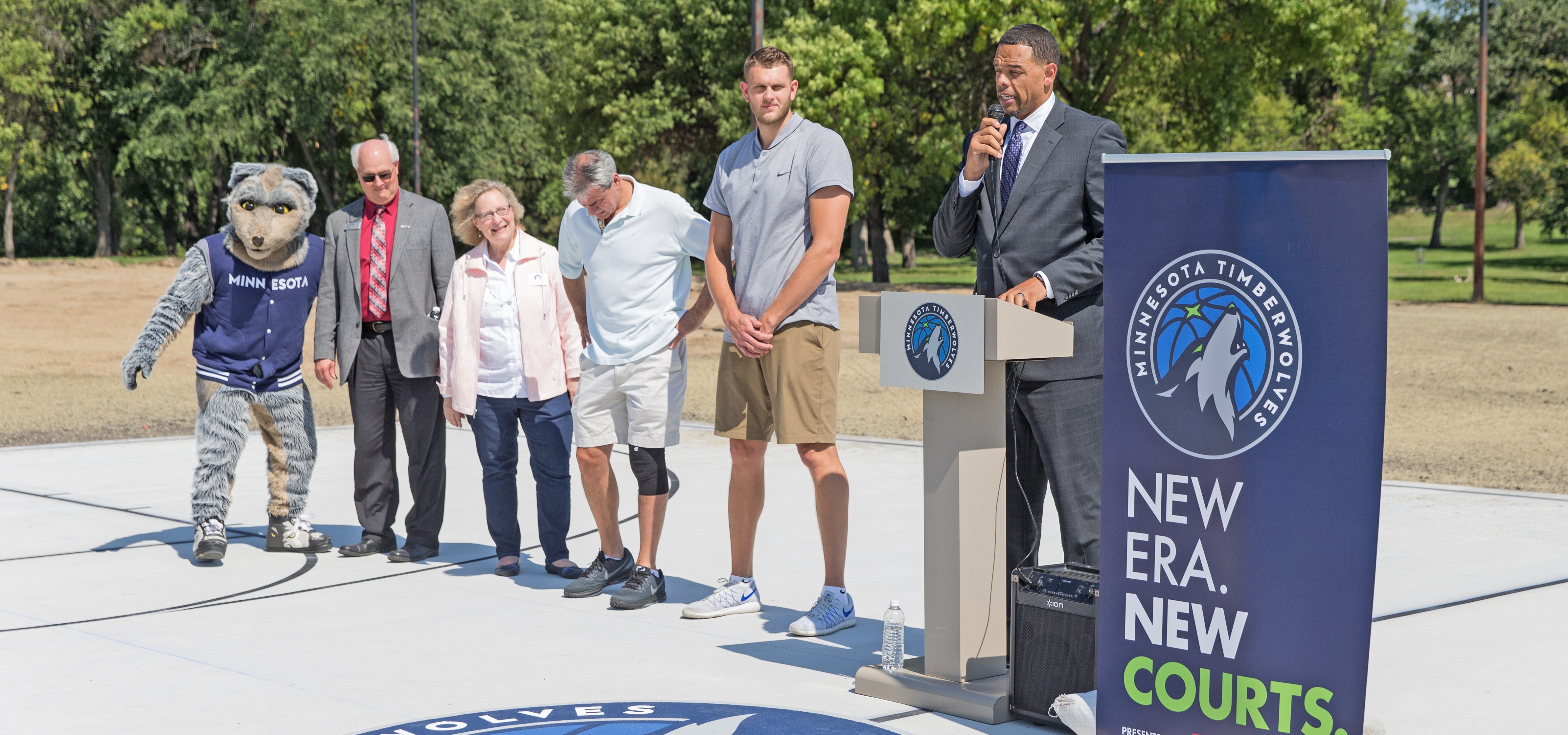 Minnesota Timberwolves and U.S. Bank Unveil Brand New Court in Moorhead ...