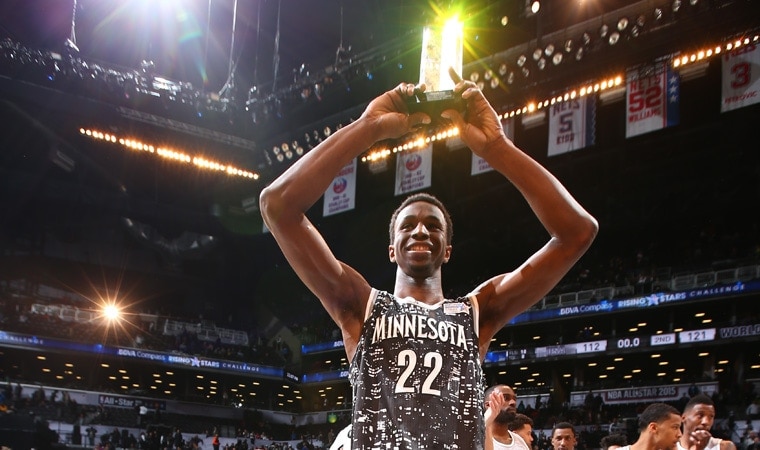 Wiggins Wins Rising Stars MVP | Minnesota Timberwolves