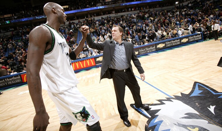 Saunders Sees A Little Bit Of KG In His Young Core | Minnesota Timberwolves