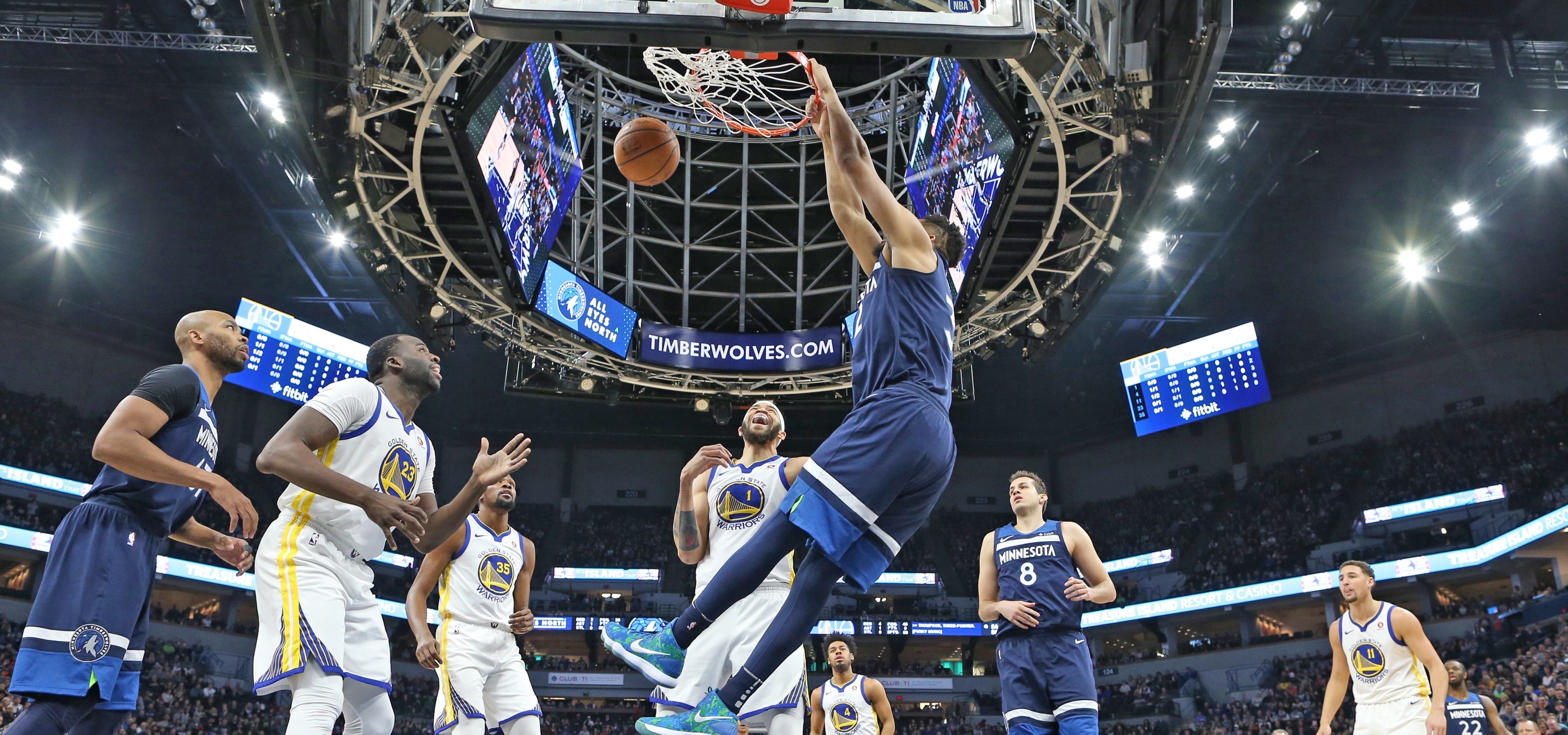 Wolves Take Down Warriors On National Stage | Minnesota Timberwolves