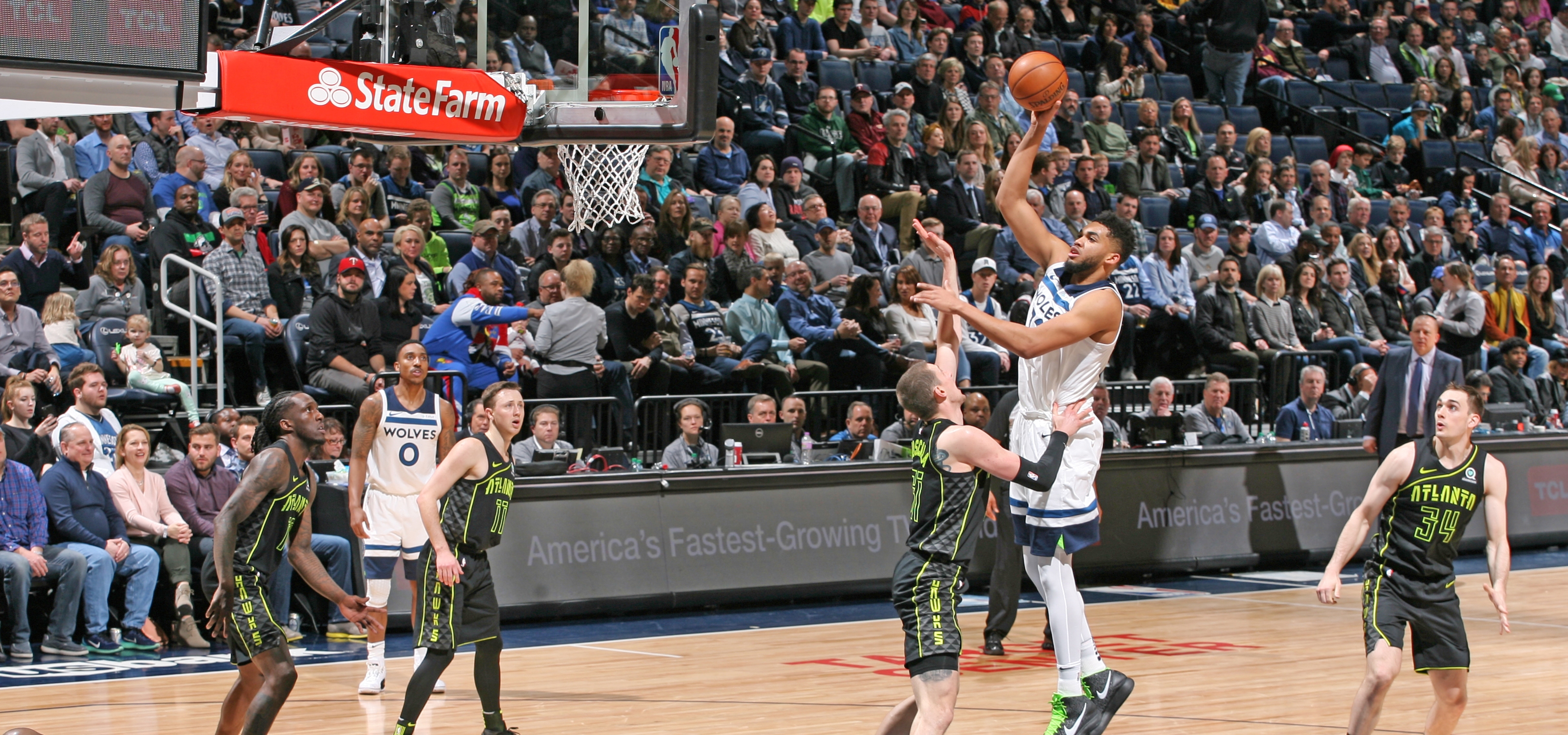 Towns' Historical Night Leads Wolves Over Hawks | Minnesota Timberwolves
