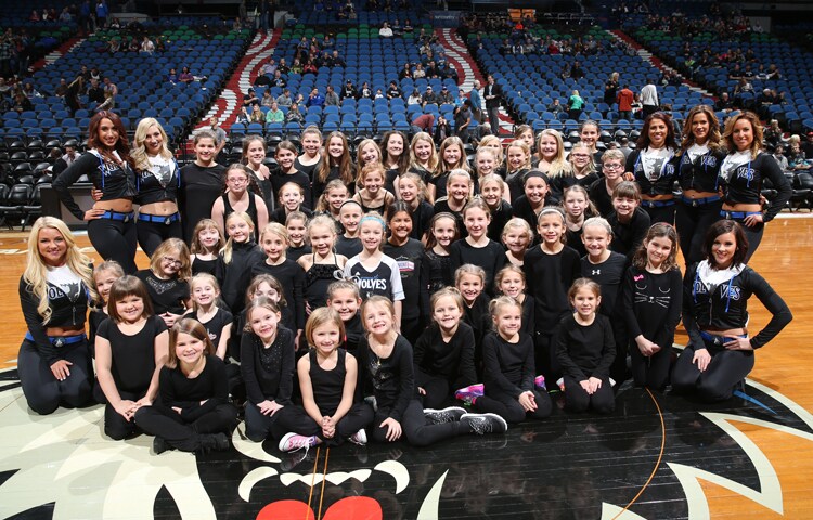 Timberwolves Dancers 2015-16 January | Minnesota Timberwolves