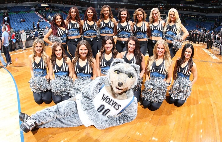 Timberwolves Dancers 2015-16 January | Minnesota Timberwolves