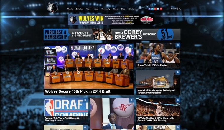 Wolves Re-Launch Website With Mobile-First Design | NBA.com