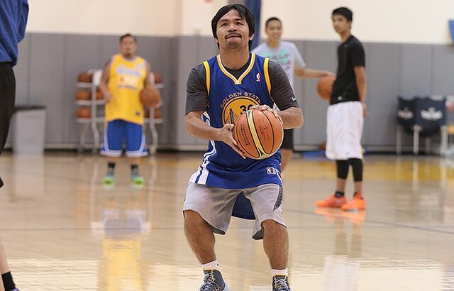 Manny Pacquiao Visits Warriors Headquarters Photo Gallery | NBA.com