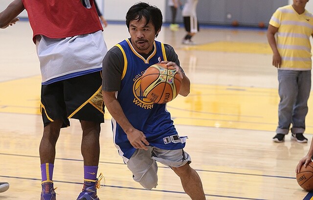 Manny Pacquiao Visits Warriors Headquarters Photo Gallery | NBA.com