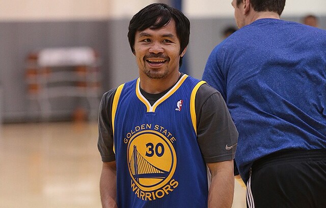 Manny Pacquiao Visits Warriors Headquarters Photo Gallery | NBA.com