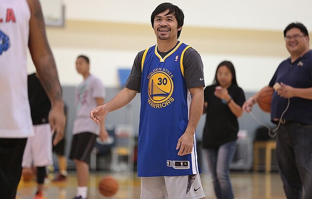 Manny Pacquiao Visits Warriors Headquarters Photo Gallery | NBA.com