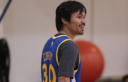 Manny Pacquiao Visits Warriors Headquarters Photo Gallery | NBA.com