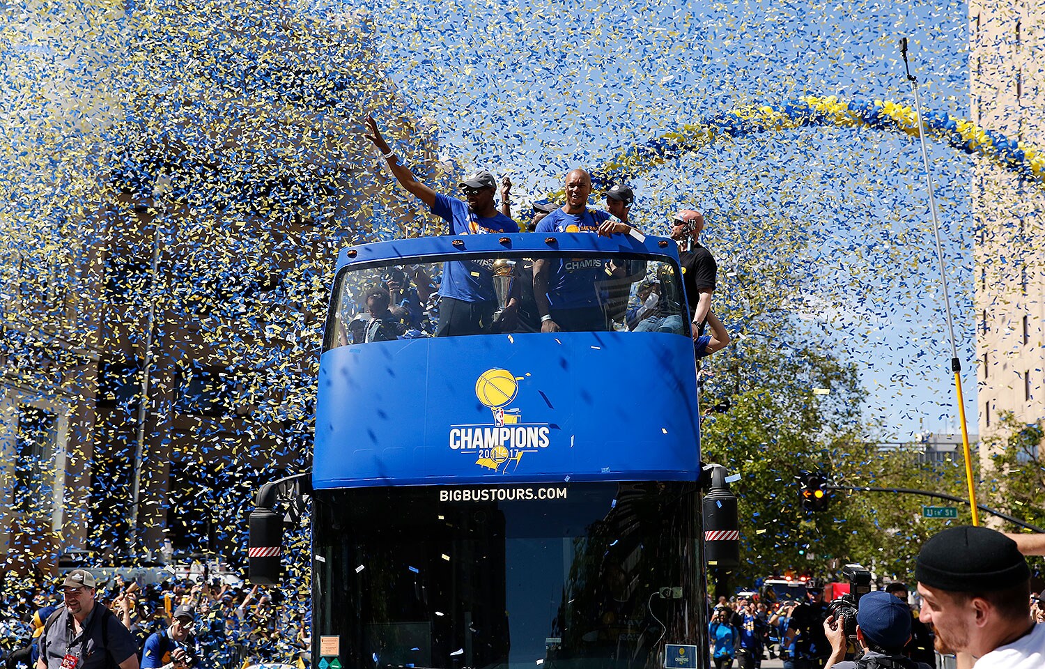 2017 Warriors Championship Parade and Rally Photo Gallery