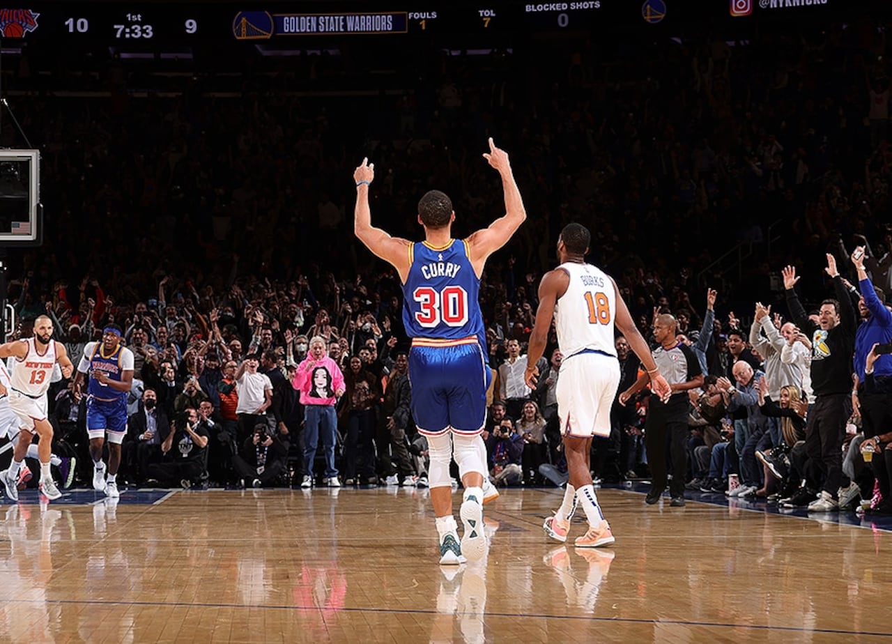 Photos: Stephen Curry Breaks NBA's All-Time 3-Point Record | Golden State Warriors
