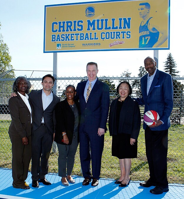 Chris Mullin Courts Dedication Ceremony - 4/23/12 Photo Gallery | NBA.com