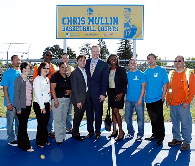 Chris Mullin Courts Dedication Ceremony - 4/23/12 Photo Gallery | NBA.com