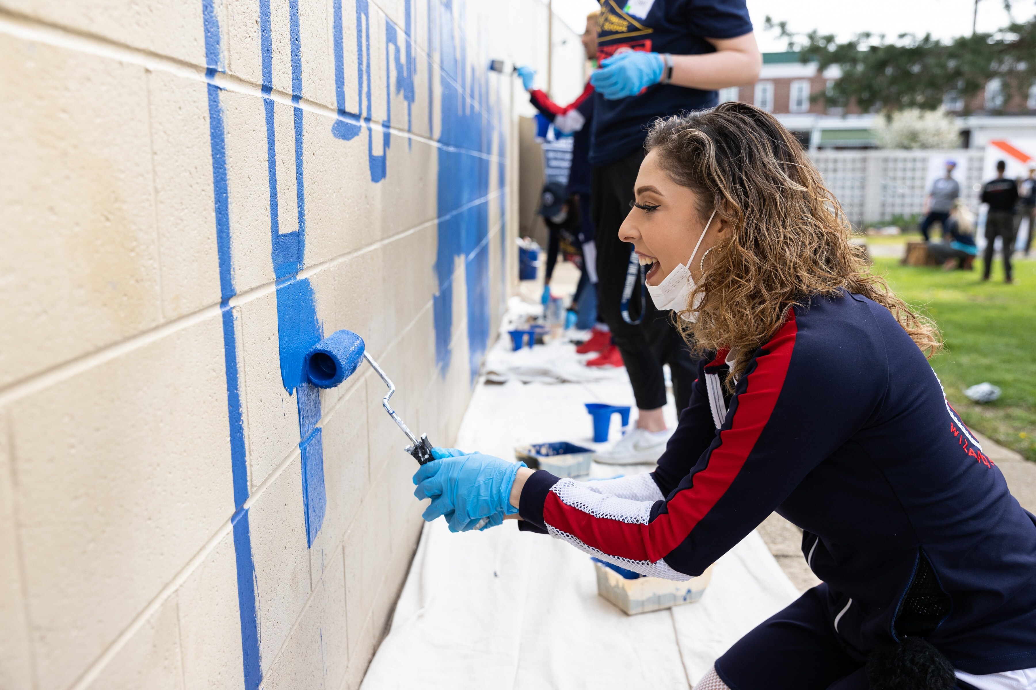 Photos: Wizards, Heart of America complete NBA75 project at The Unselds ...