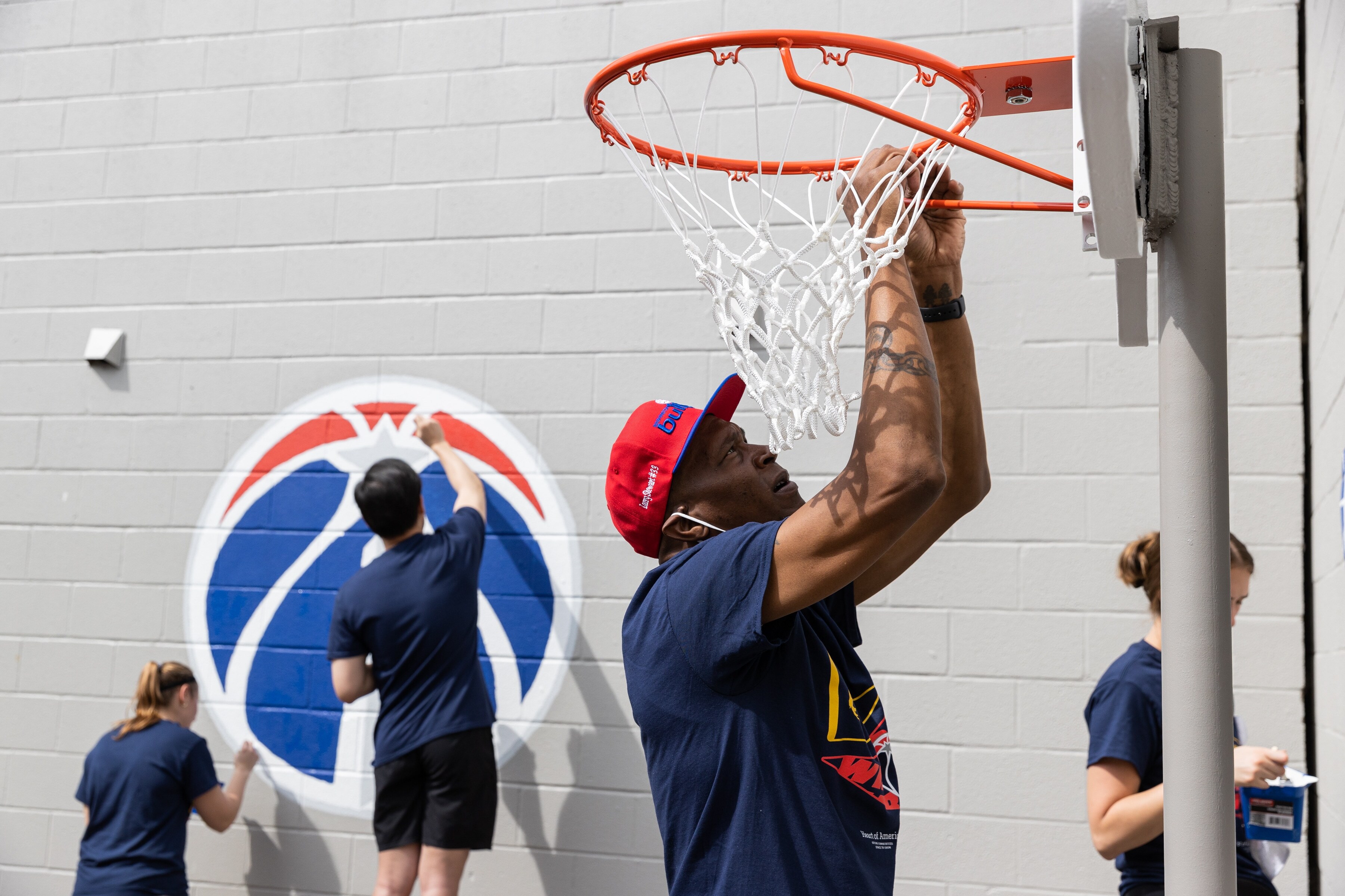 Photos: Wizards, Heart of America complete NBA75 project at The Unselds ...