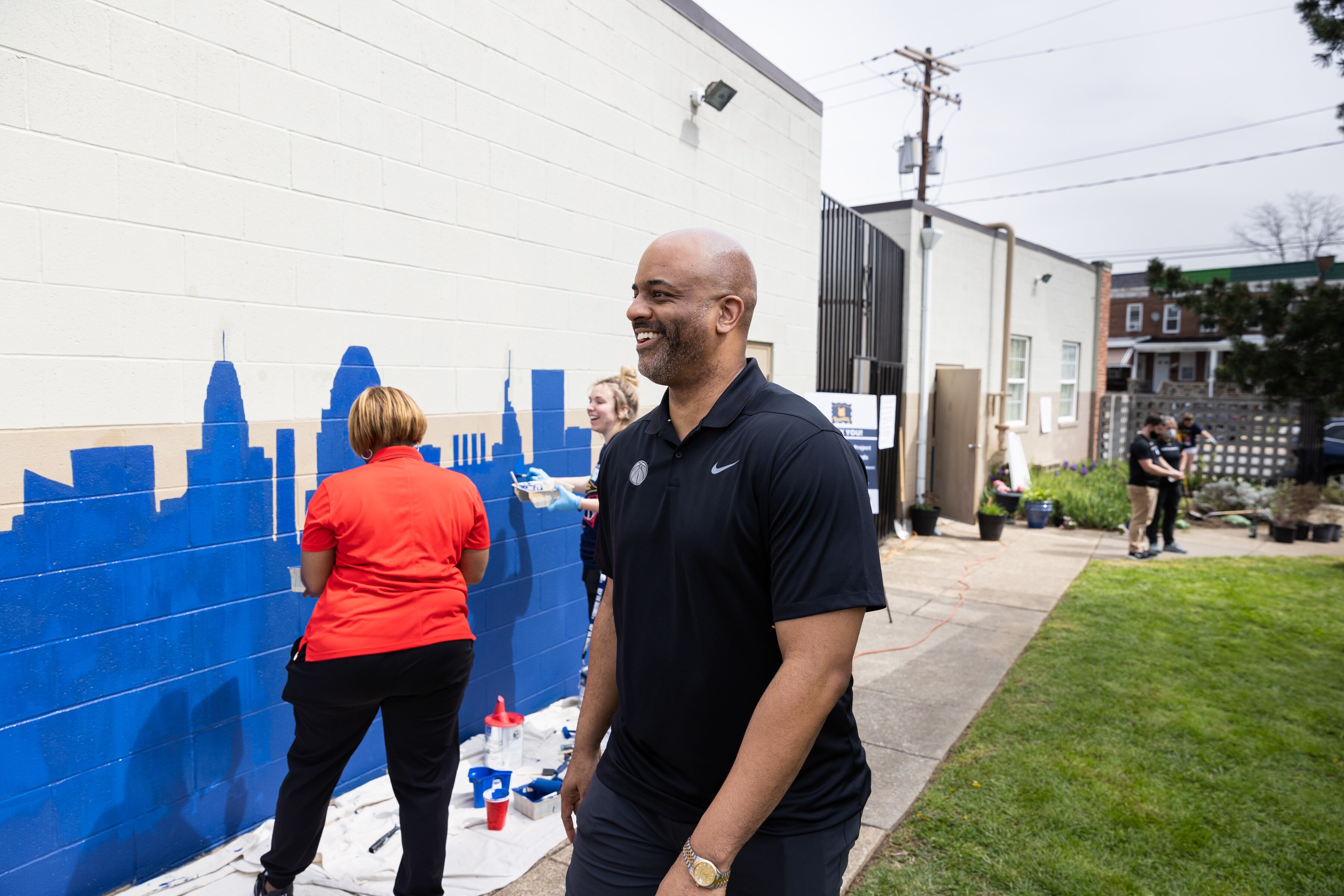 Photos: Wizards, Heart of America complete NBA75 project at The Unselds ...