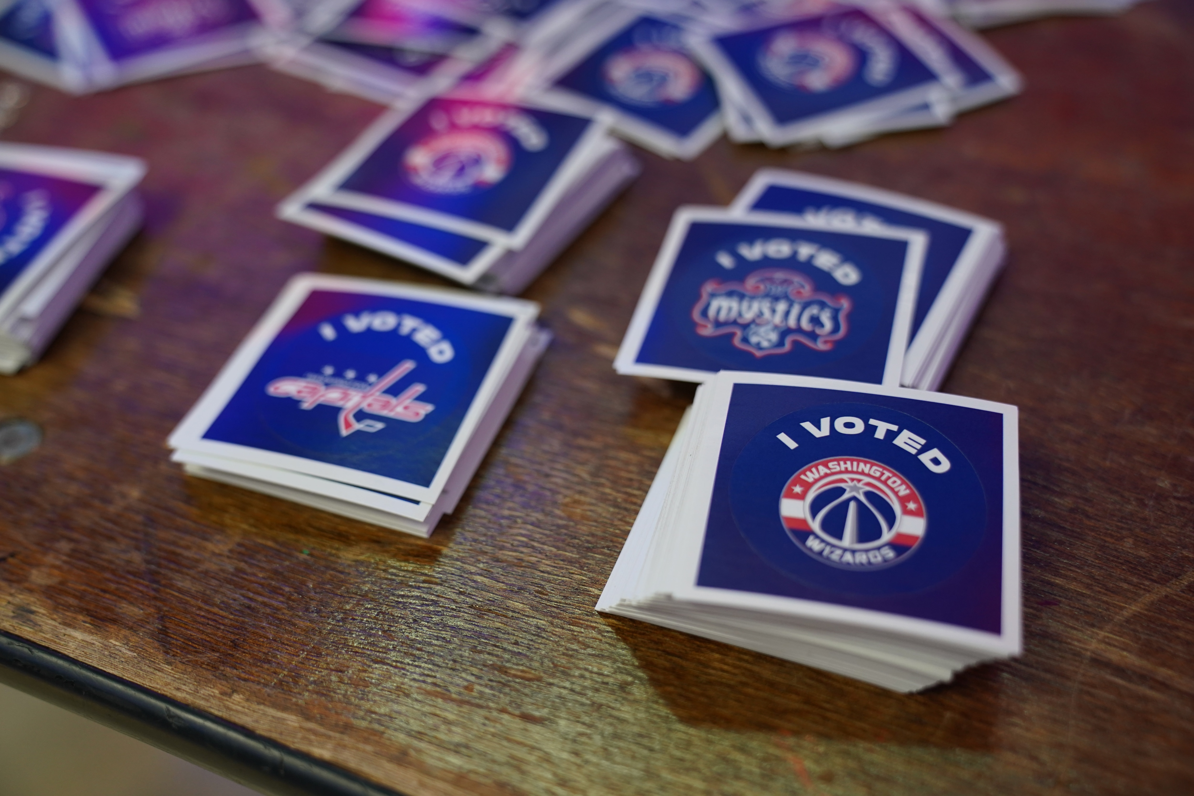 Photos: D.C. Early Voting begins at Capital One Arena | Washington Wizards