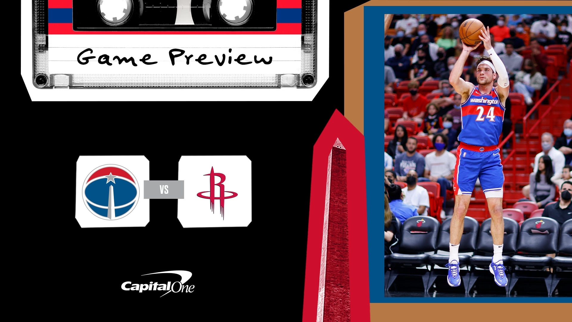 Preview: Wizards close four-game homestand Wednesday vs. Rockets ...