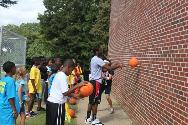 John Wall at Hunter Elementary School Photo Gallery | NBA.com