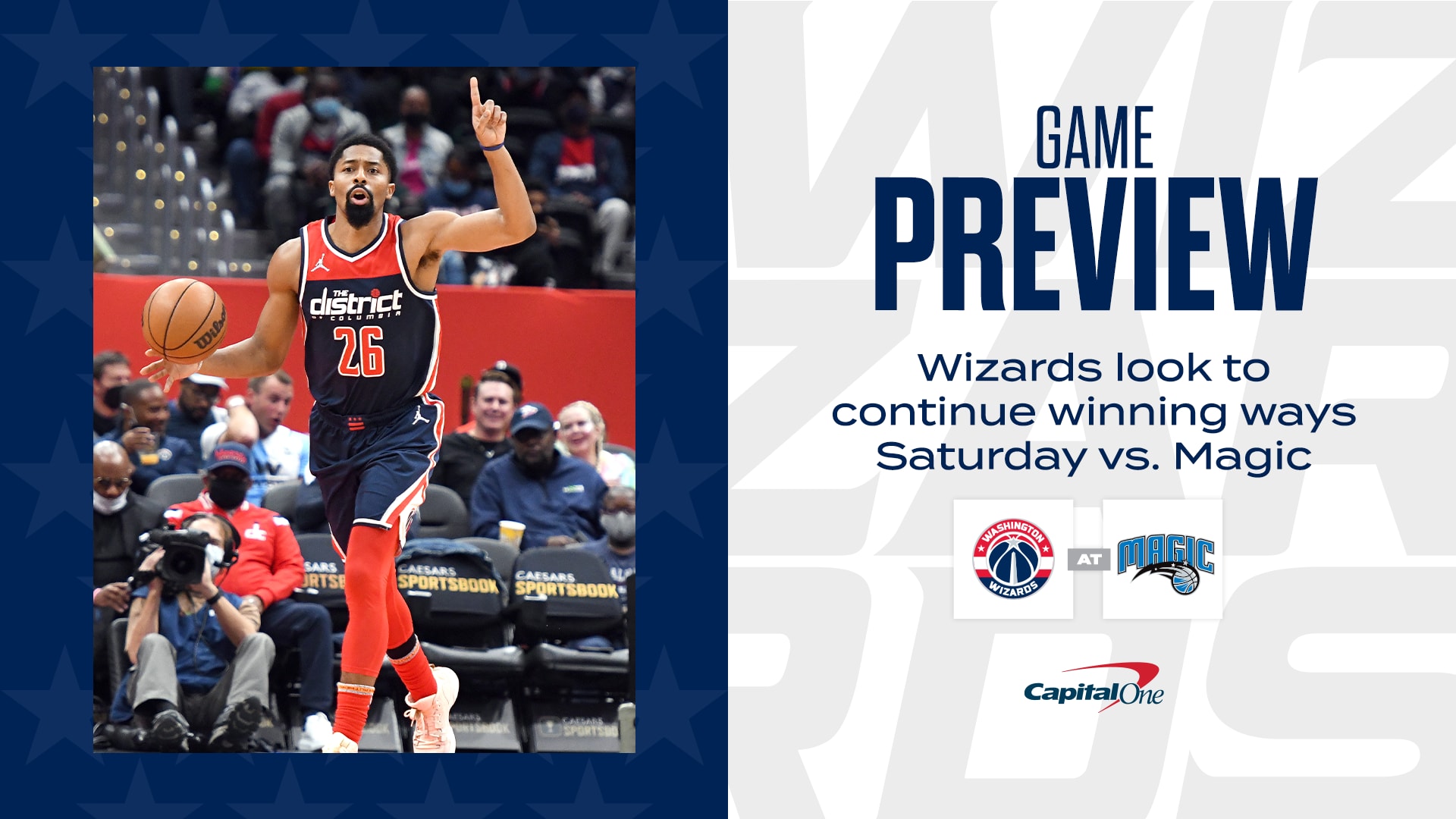 Preview: Wizards look to continue winning ways Saturday vs. Magic ...