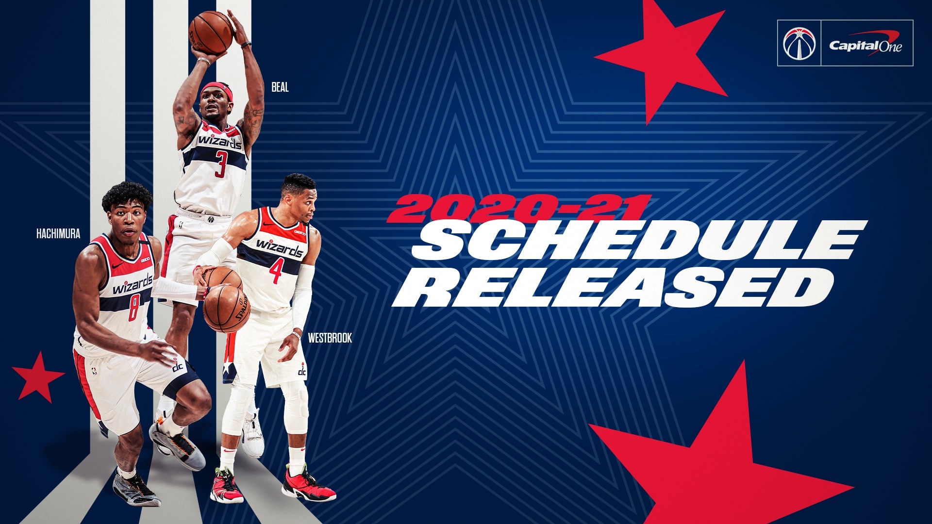 ウィザーズ前半戦のスケジュールが発表！ | Washington Wizards