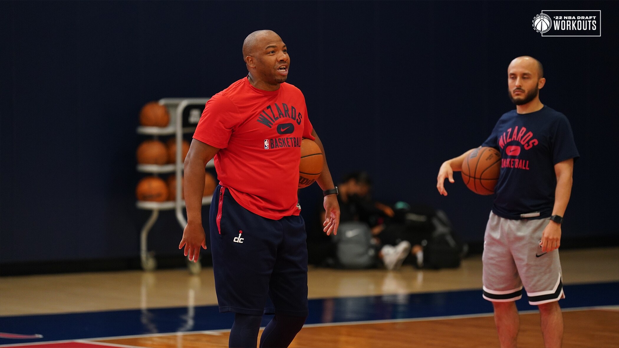 Wizards coaches on pre-draft workout evaluations: "We throw a lot at ...