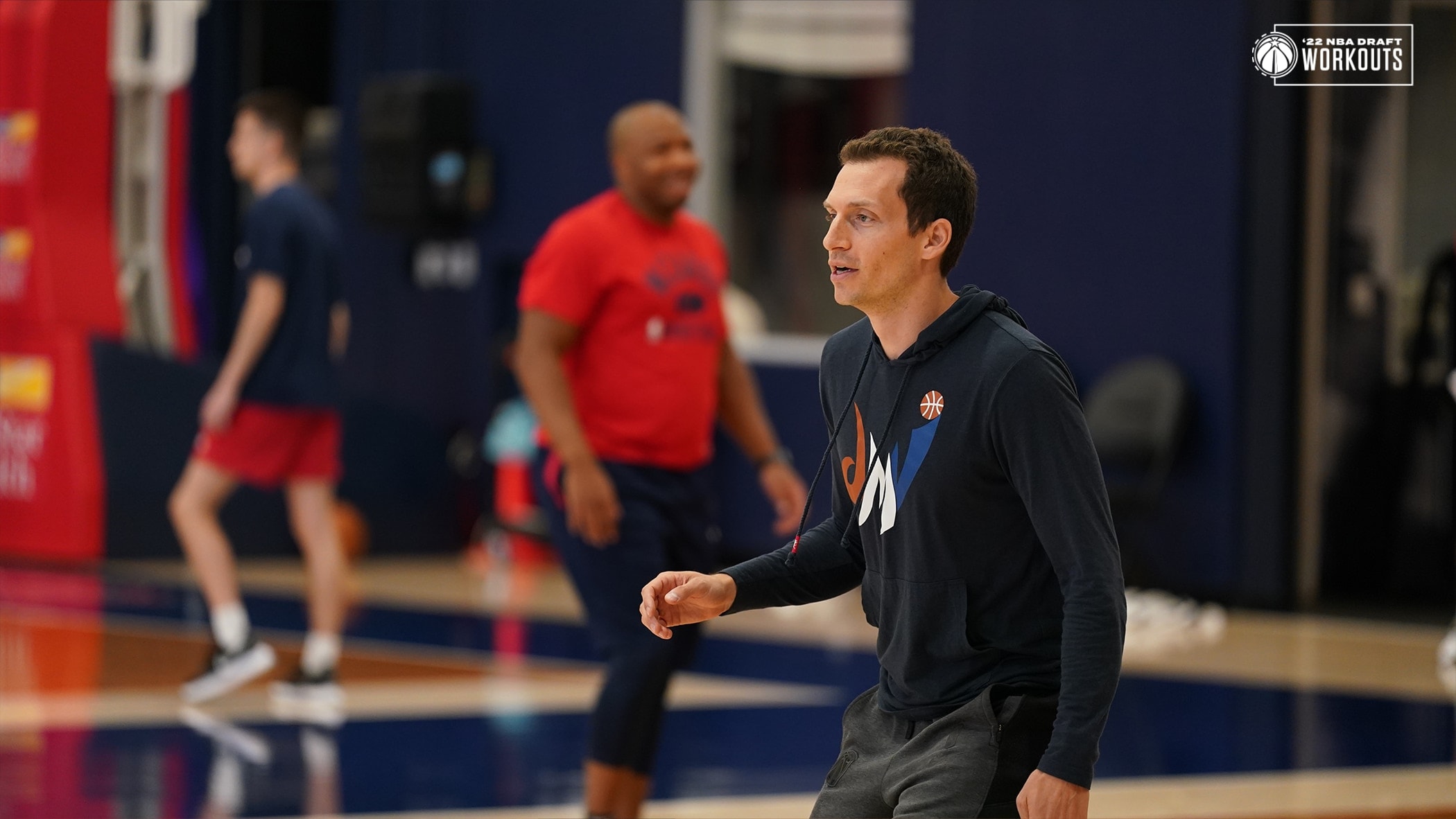 Wizards coaches on pre-draft workout evaluations: "We throw a lot at ...