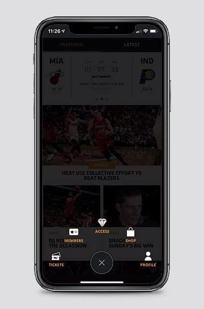 Miami HEAT Mobile App - Miami HEAT