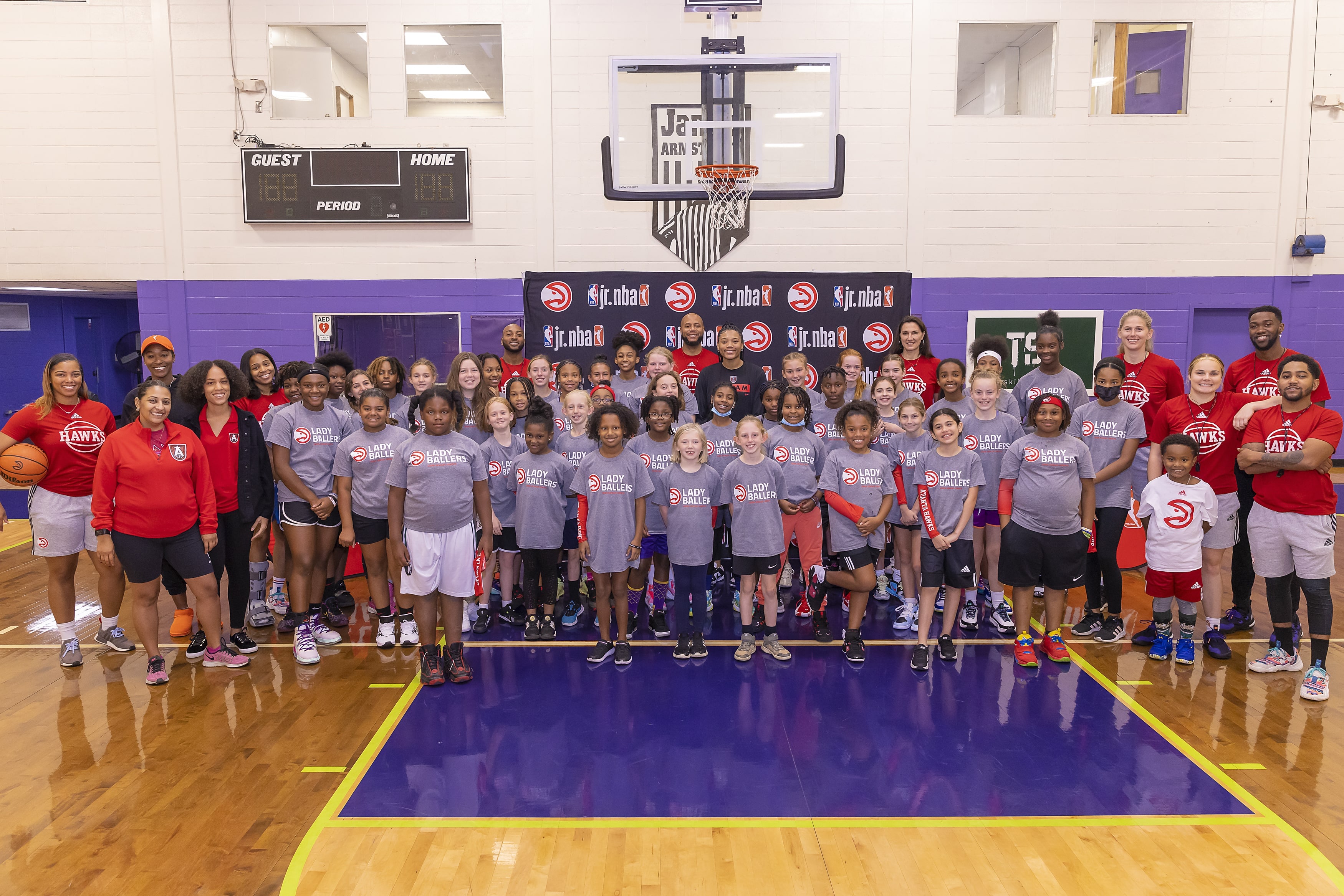 Hawks Empower More than 50 Girls at ‘Lady Ballers Clinic’ with Help ...