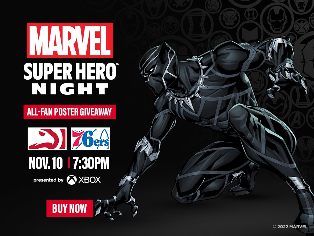 Hawks and Marvel Team up for Two Super Hero™ Nights Inspired by Black ...