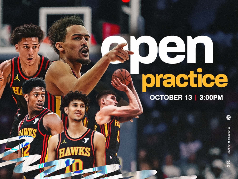 Atlanta Hawks To Host 2024 Open Practice on Sunday, Oct. 13 at State ...