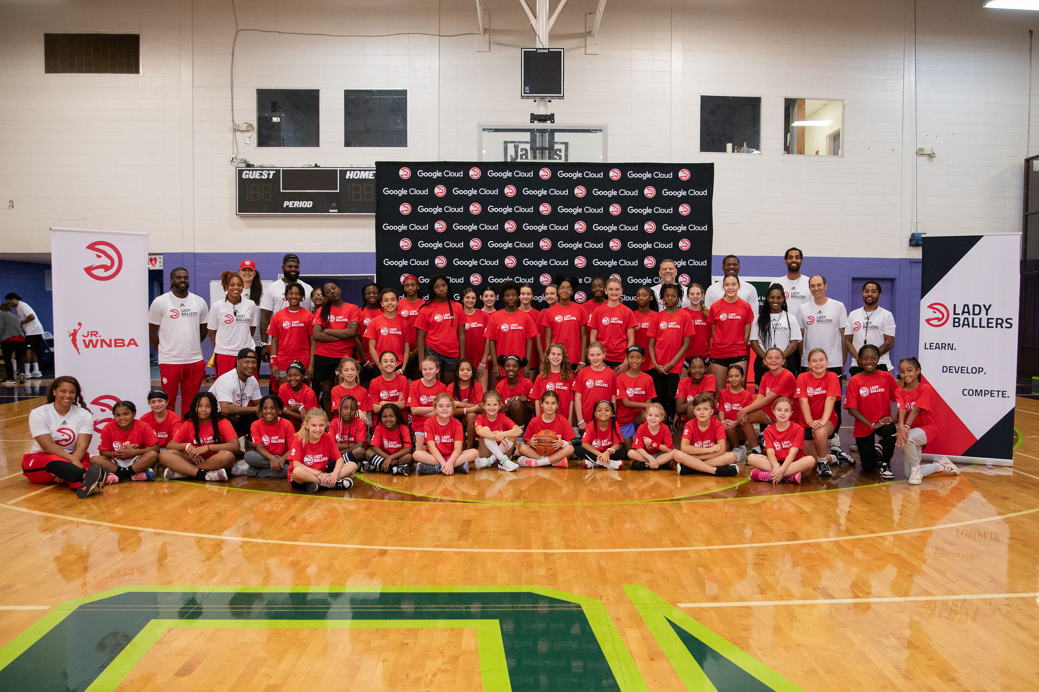 Hawks Host Lady Ballers Youth Basketball Clinic powered by Google Cloud ...