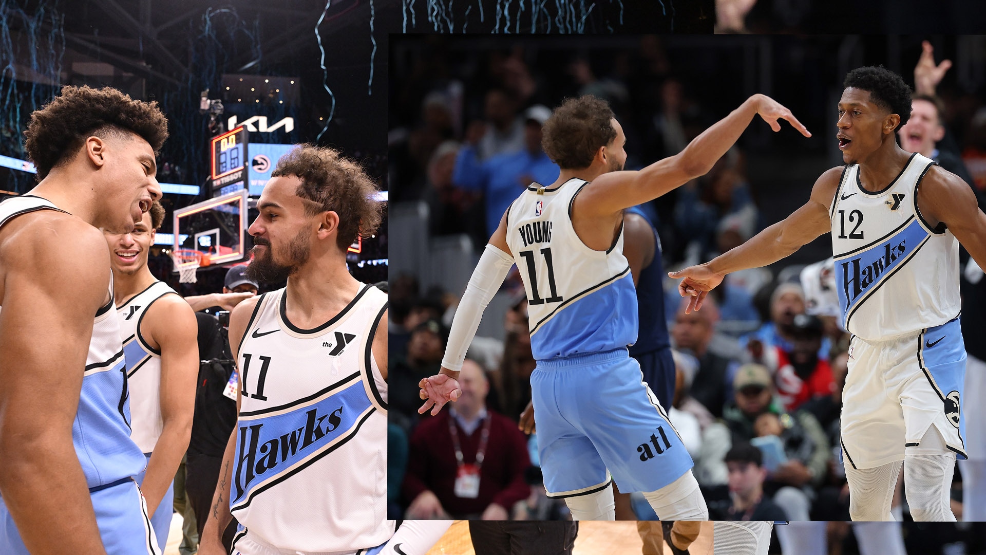 Trae Young, Jalen Johnson, De'Andre Hunter forming dynamite trio for ...