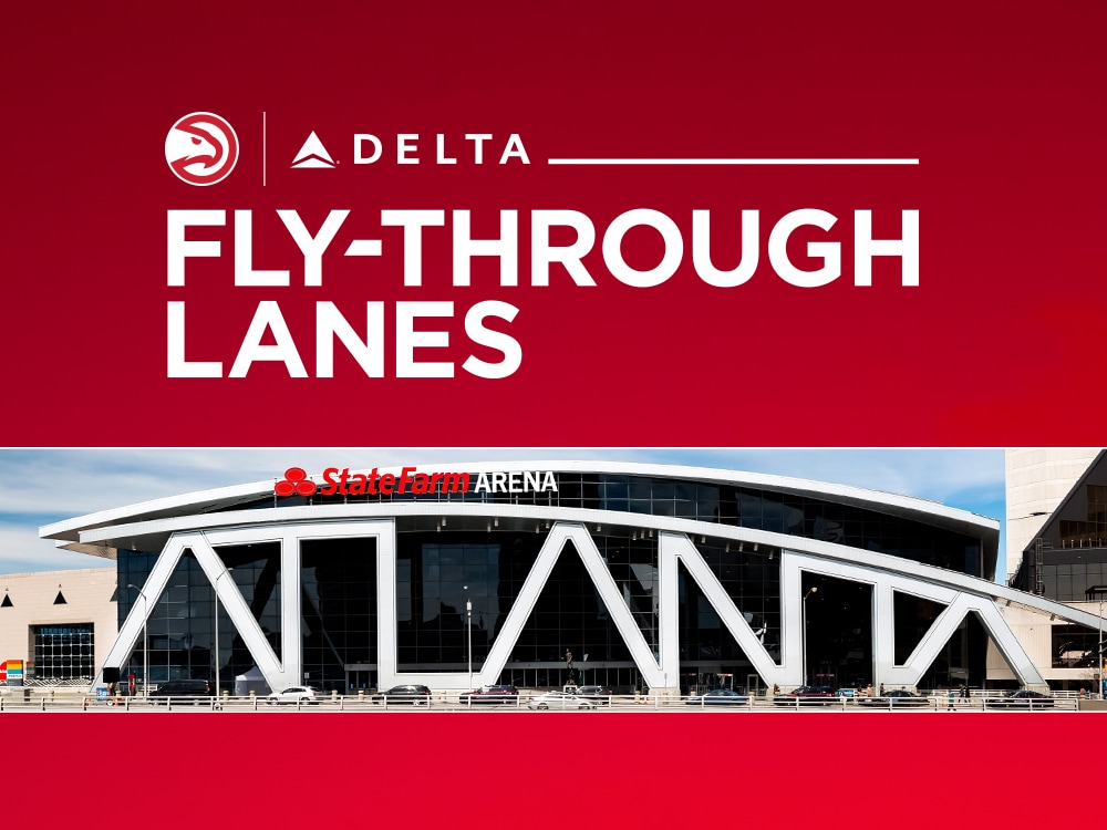 Delta Fly-Through Lanes - Atlanta Hawks
