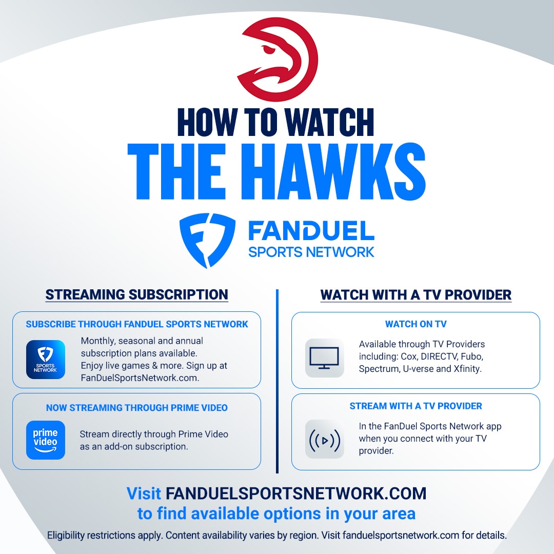 FanDuel Sports Network Southeast - Atlanta Hawks
