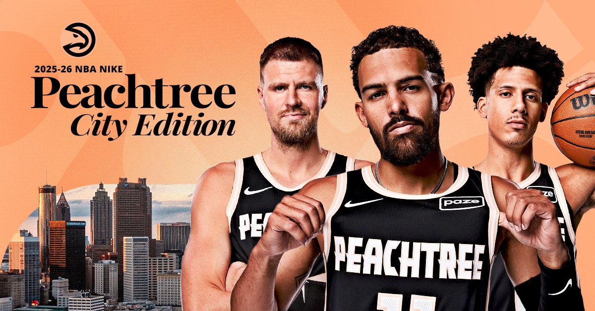 Atlanta Hawks Reveal Their 2025-26 Nike NBA ‘Peachtree’ City Edition ...