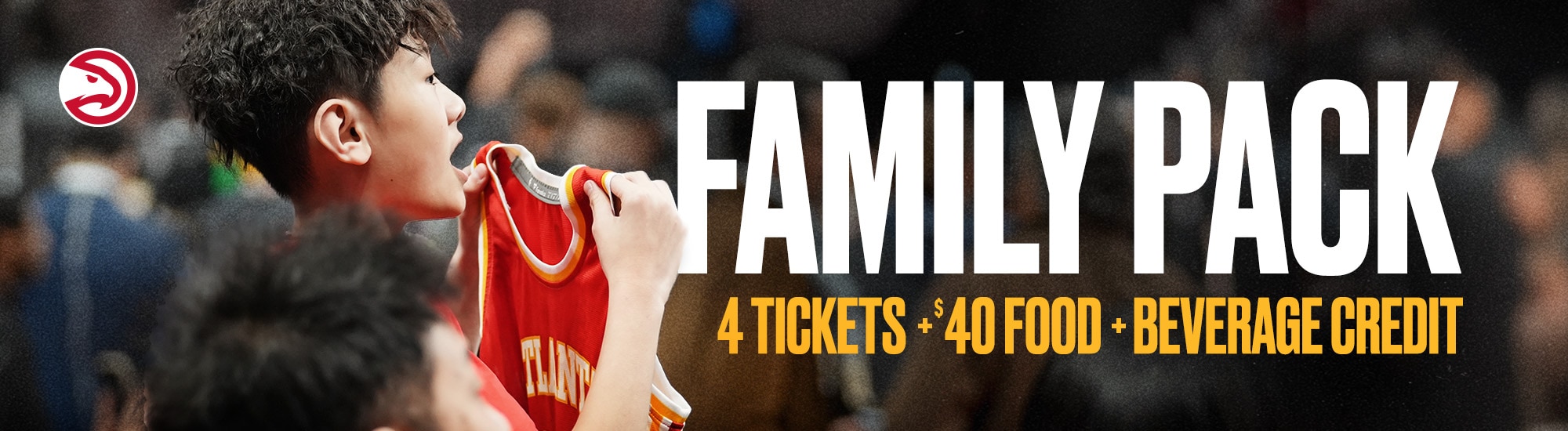 Atlanta Hawks Family 4-Pack | 4 Tickets + $40 for Food & Drinks