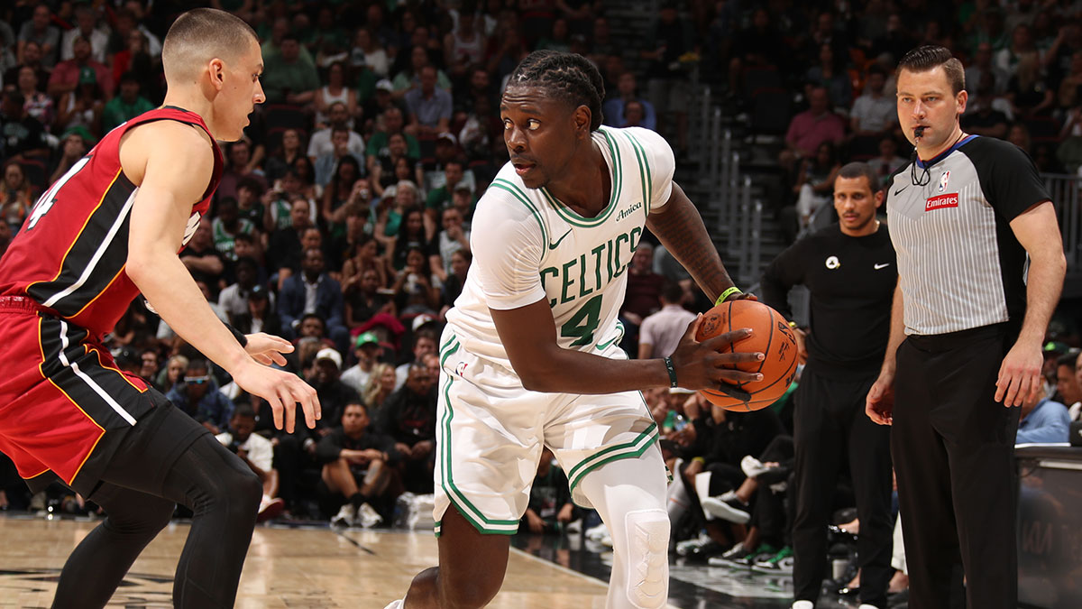 Pinky Up: Jrue Holiday Channels Dr. Evil, Gives Heat the ‘Shh’ in ...