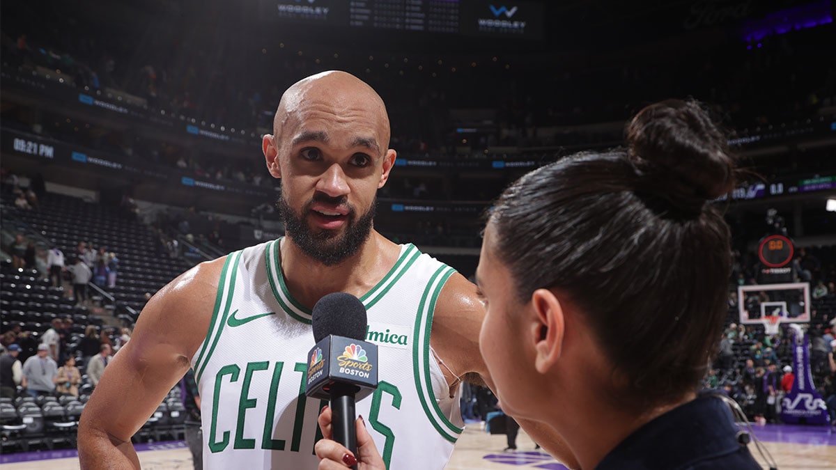Derrick White Silences Jazz with Historic Shot-Blocking Effort | Boston ...