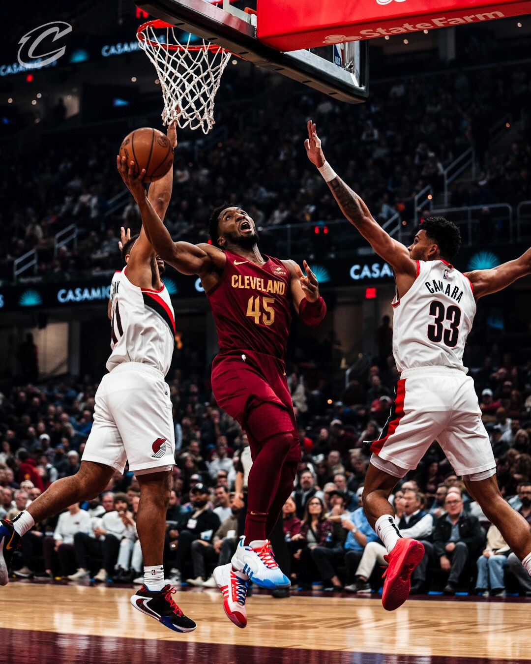 Cavs vs Trail Blazers Through the Lens