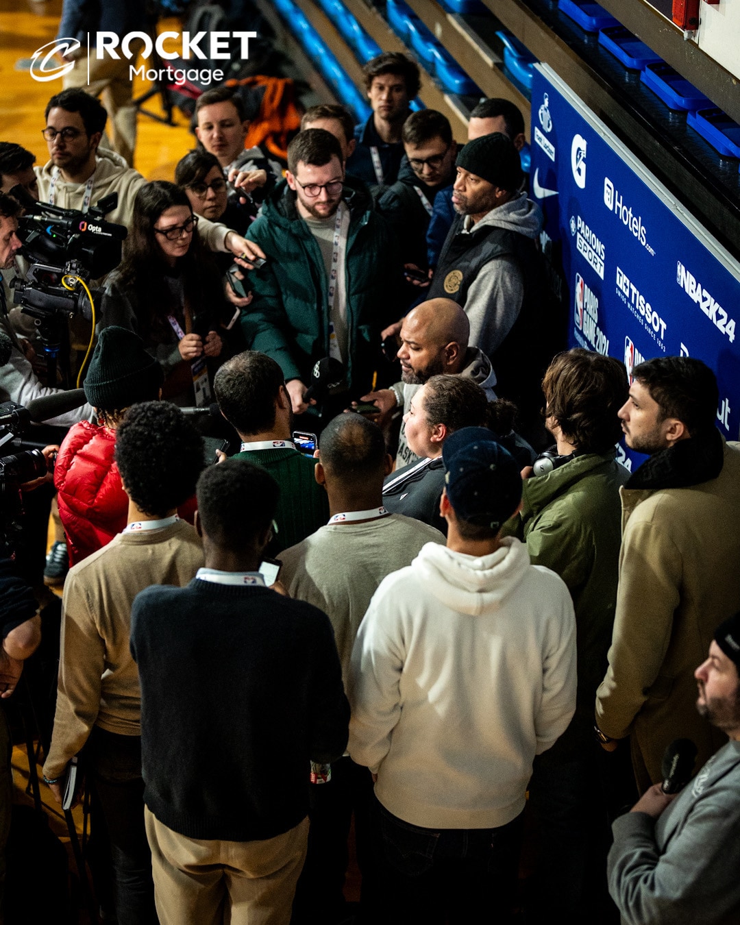 Photos of the Cavs in Paris