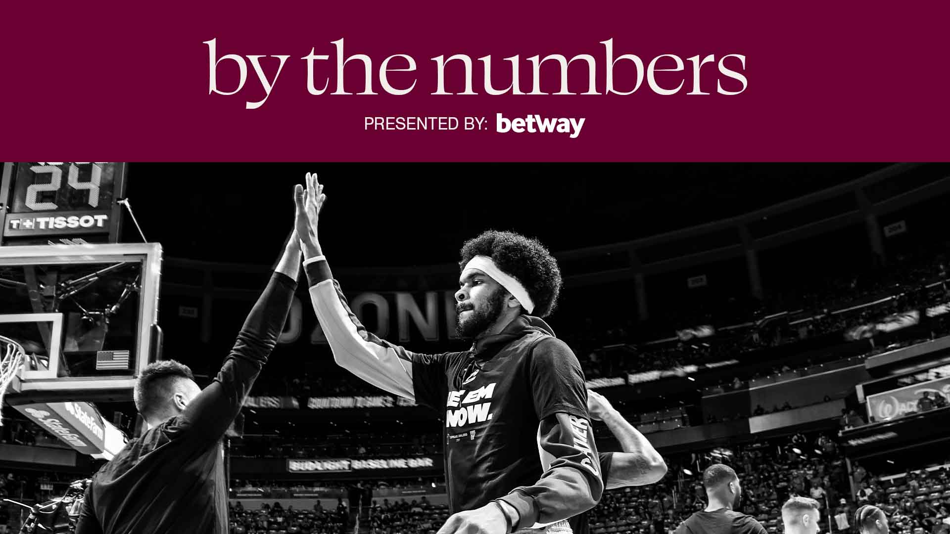 Betway By the Numbers: Jarrett Allen in the Wine and Gold
